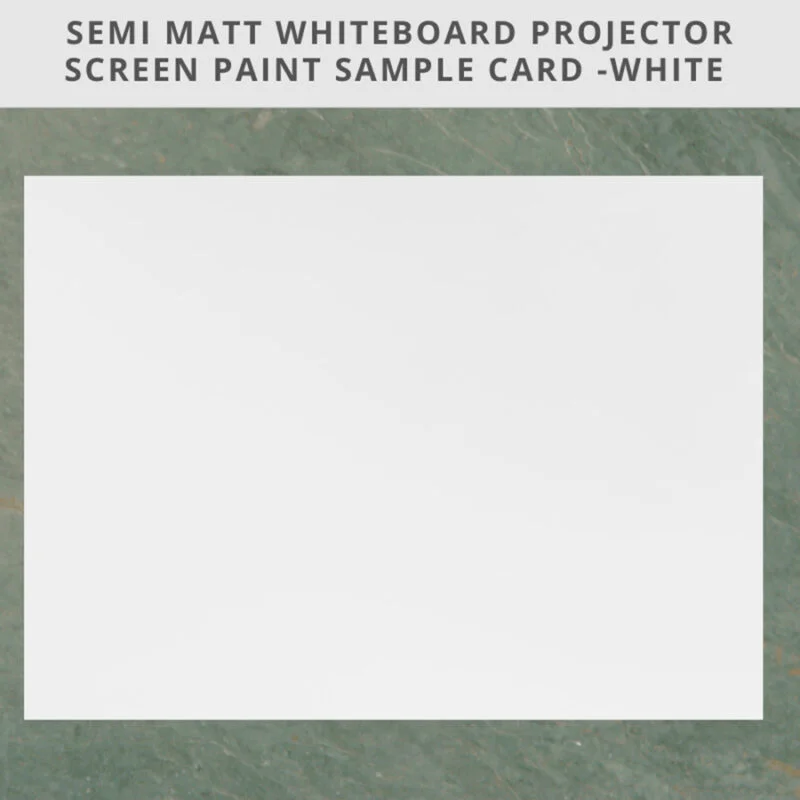 Smart Semi Matt Whiteboard Projector Screen Paint Sample Card